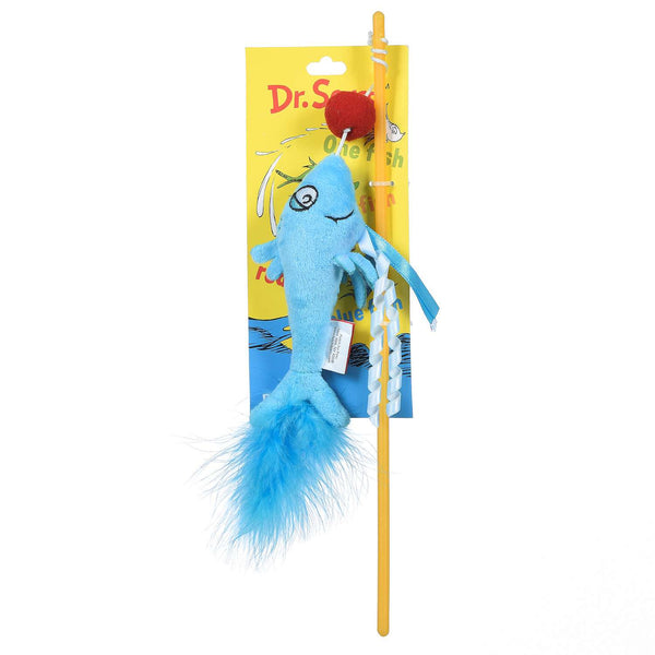 Catnip Toy | Dr Seuss | Blue Fish Red Fish Wand – Poshinate Kiddos