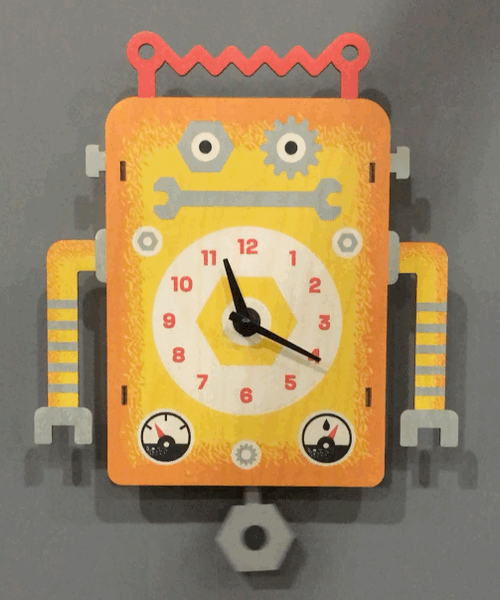 Pendulum Clock | Robot – Poshinate Kiddos