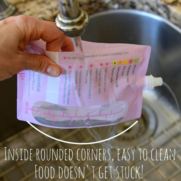 Baby & Kids Fresh Food Prep | Reusable Food Pouches Monkey | 6-pack ...